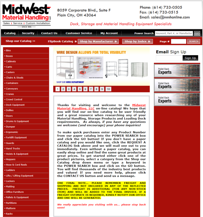 Pallet Rack Capacity Charts | Beam & Upright Load Ratings