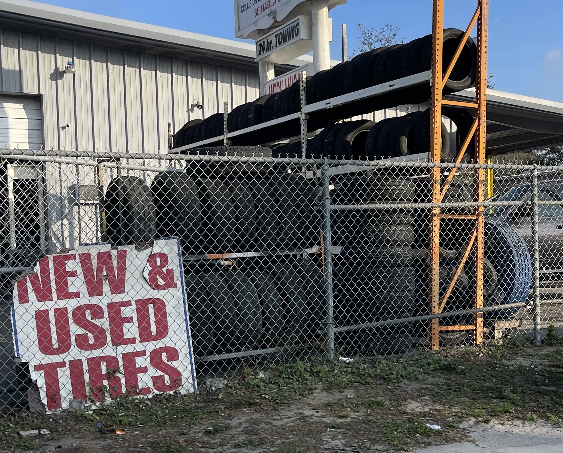 Outdoor Tire Racks in Ohio That Last | A Columbus Shop Example